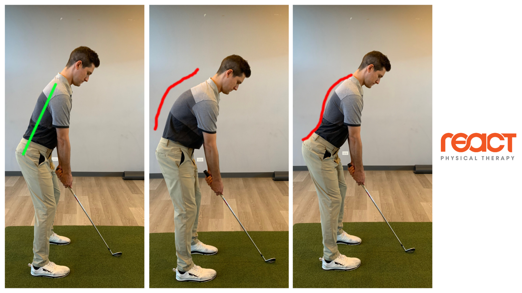Golf Stance Alignment: Two Common Golf Swing Faults - React Physical ...
