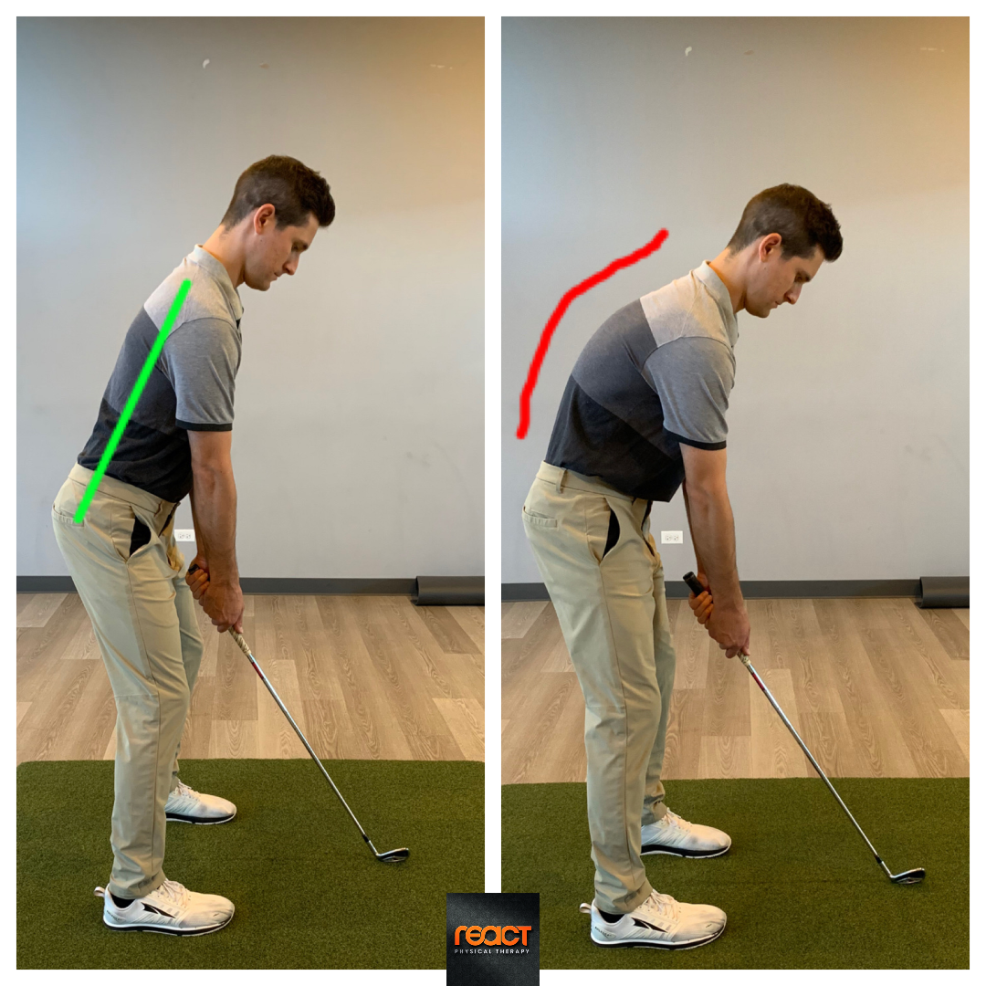 Golf Stance Alignment: Two Common Golf Swing Faults - React Physical ...